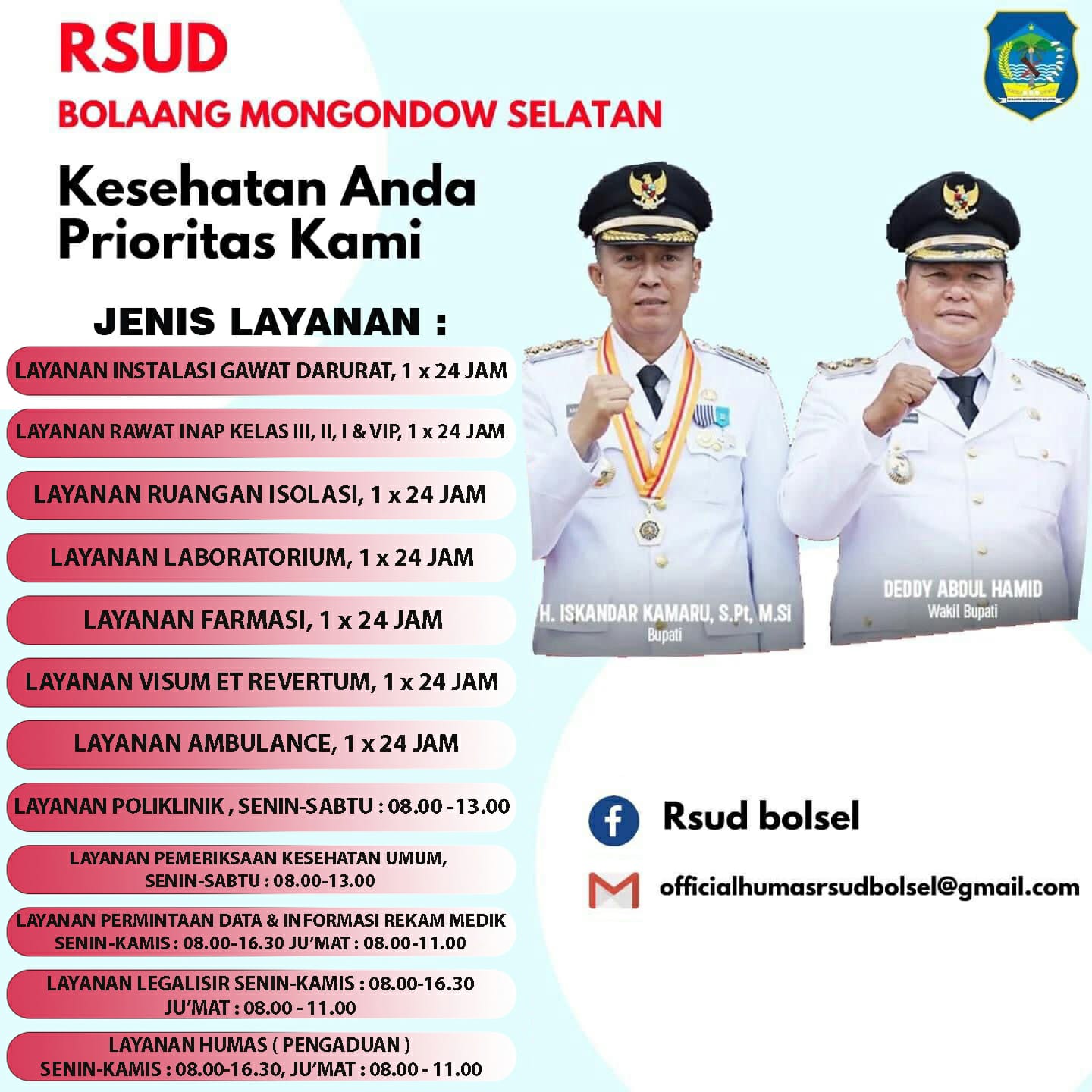 RSUD Bolaang Mongondow Selatan - Layanan Publik | Pemerintah Kabupaten Bolaang Mongondow Selatan